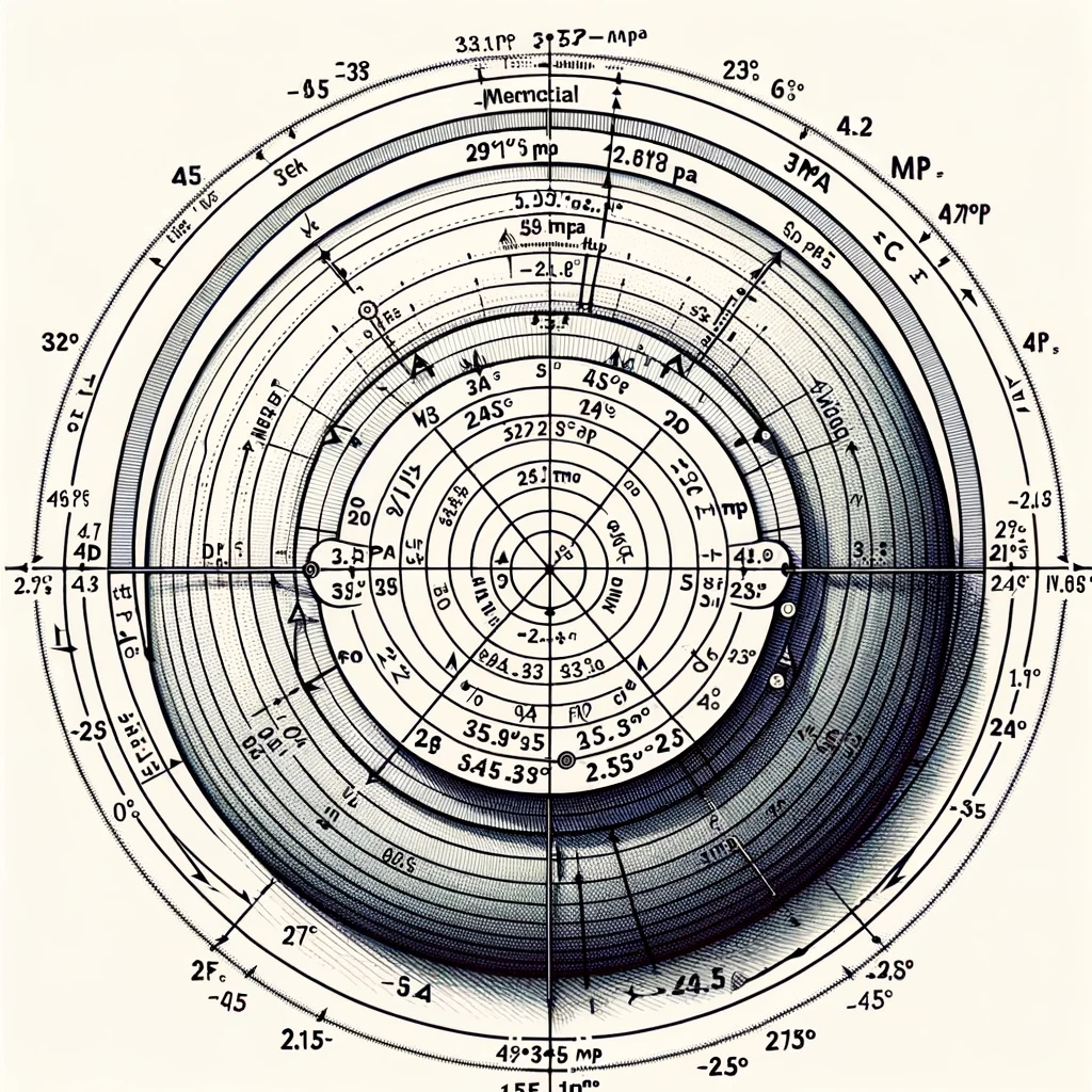 Analyse des Contraintes par le Cercle de Mohr - Exercice corrigé